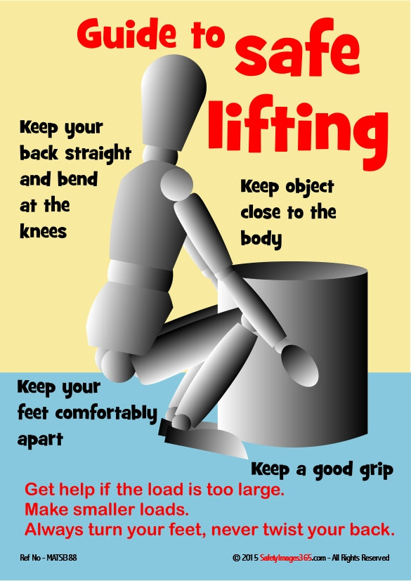 Safe Lifting Poster