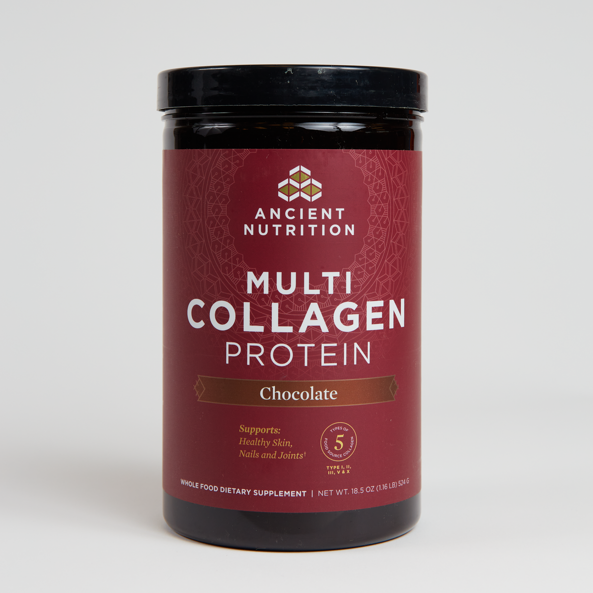 Ancient Nutrition Multi Collagen Protein Chocolate 524 G Mustard