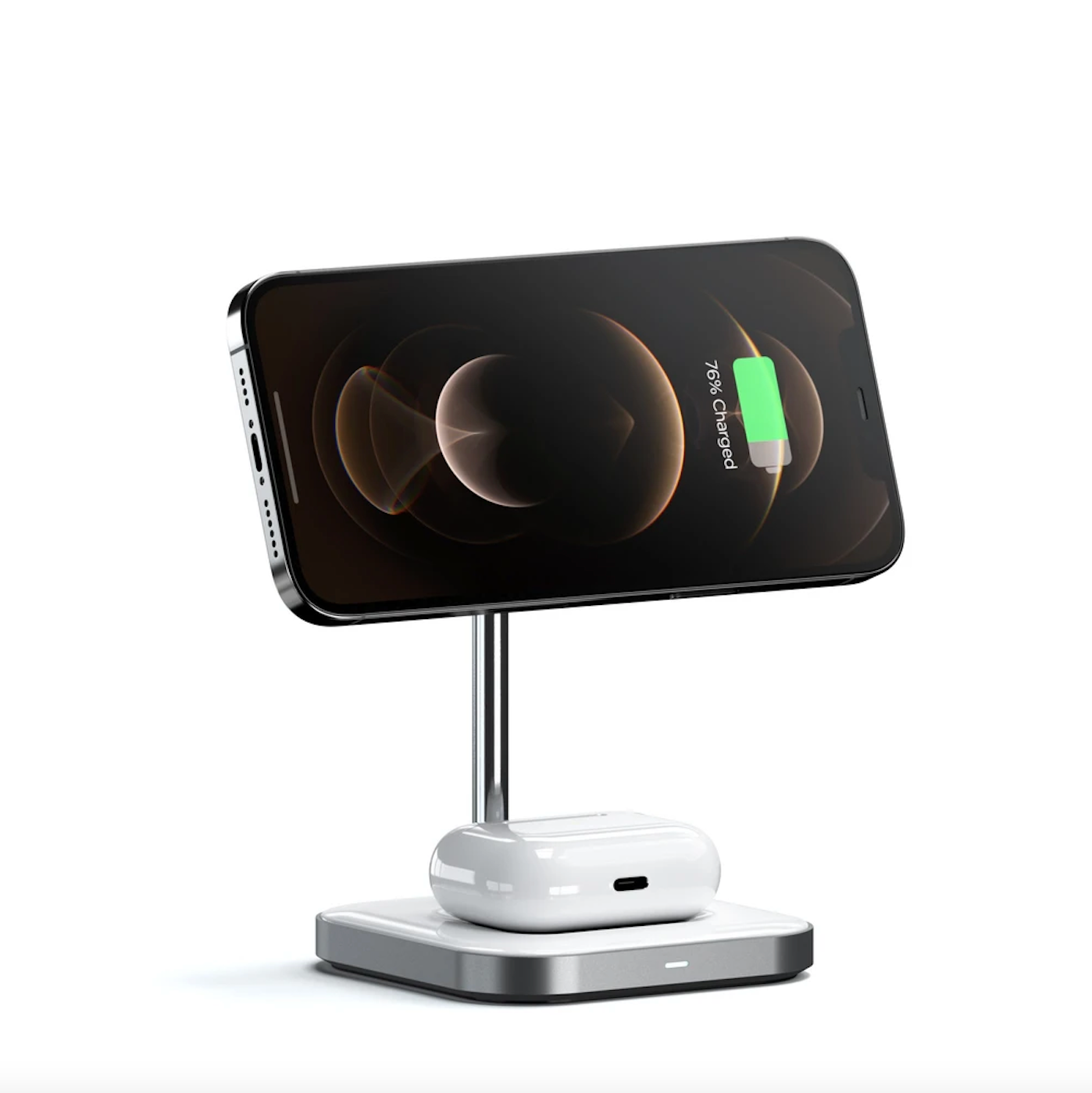 Satechi Magnetic 2 In 1 Wireless Charging Stand Ishop