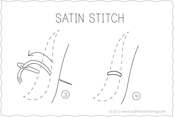 Embroidery How To Satin Stitch Sublime Stitching