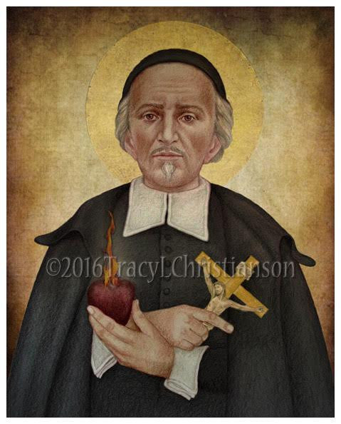 St John Eudes Print Portraits Of Saints