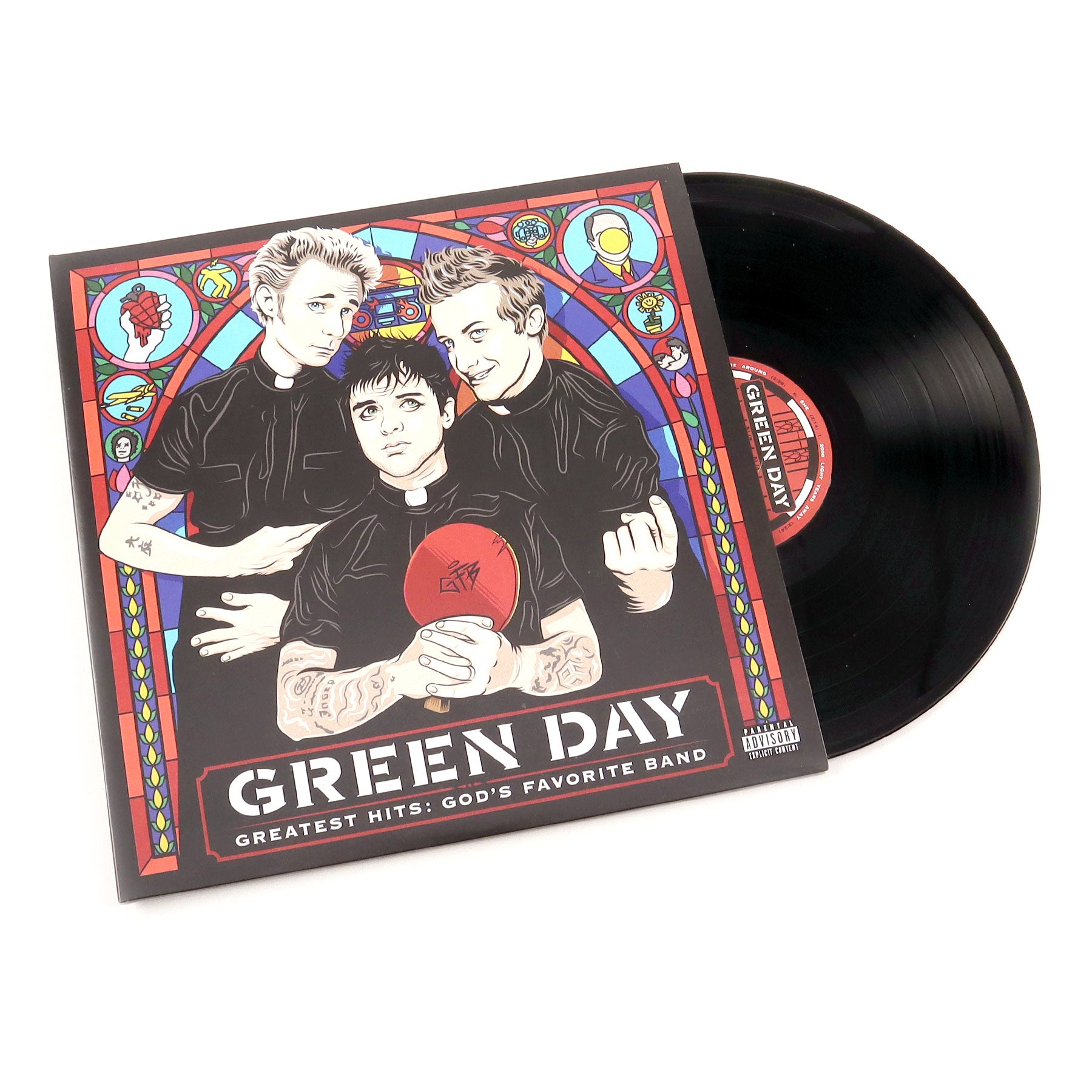 Green Day Greatest Hits Gods Favorite Band Vinyl Lp —