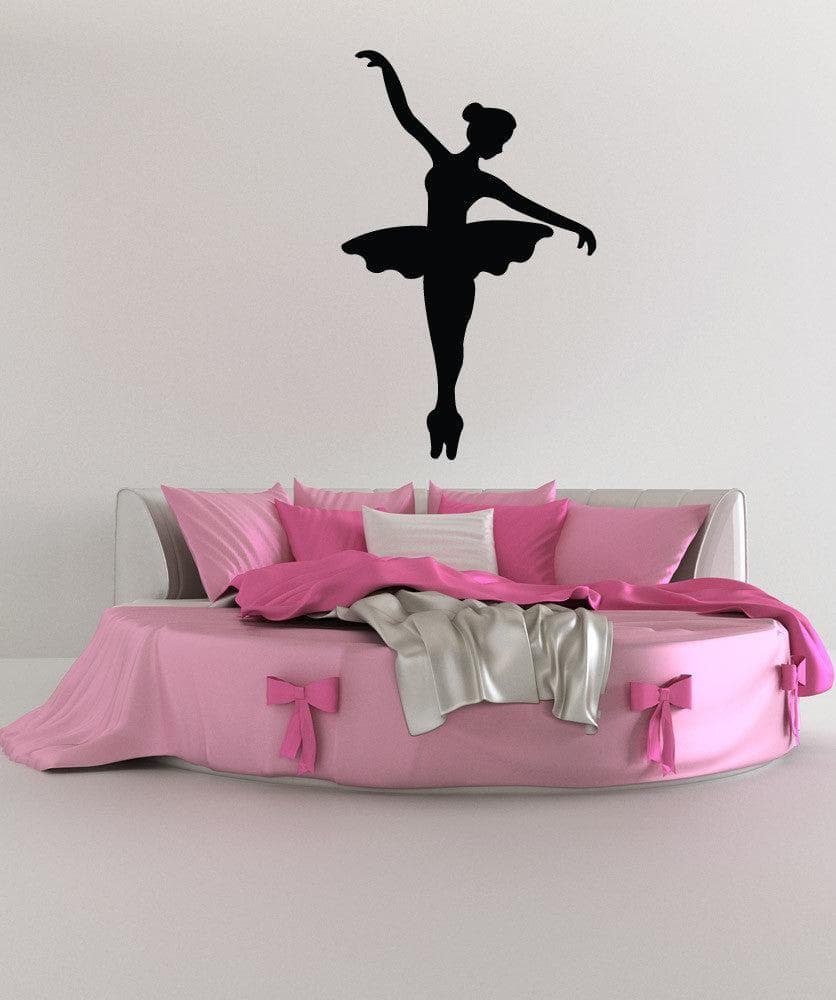 Vinyl Wall Decal Sticker Graceful Ballerina Silhouette 1327