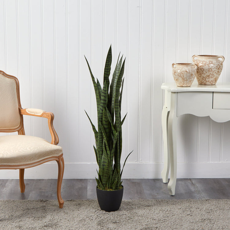 46” Sansevieria Artificial Plant Nearly Natural