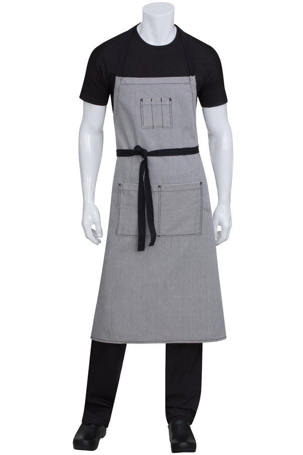 Chef Works Portland Chefs Denim Bib Apron Fiumara Apparel