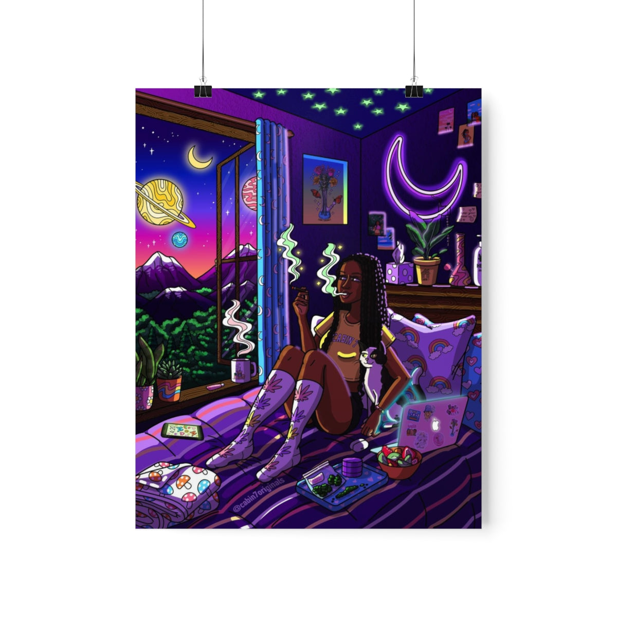 Luna Poster Print Cabin 7 Originals