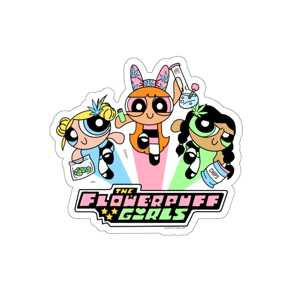 Flowerpuff Girls Sticker Cabin 7 Originals