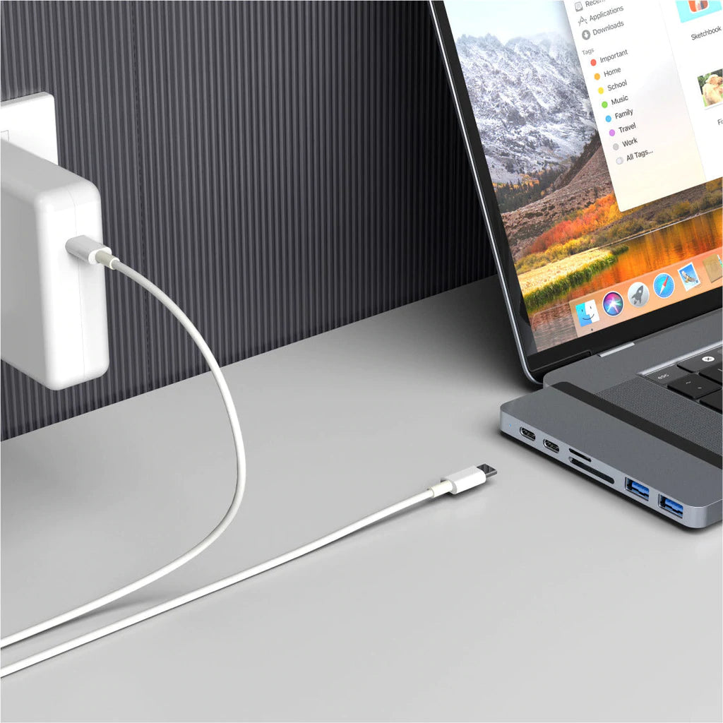 Hyperdrive Duo 7 In 2 Usb C Hub Silver Targus Ap