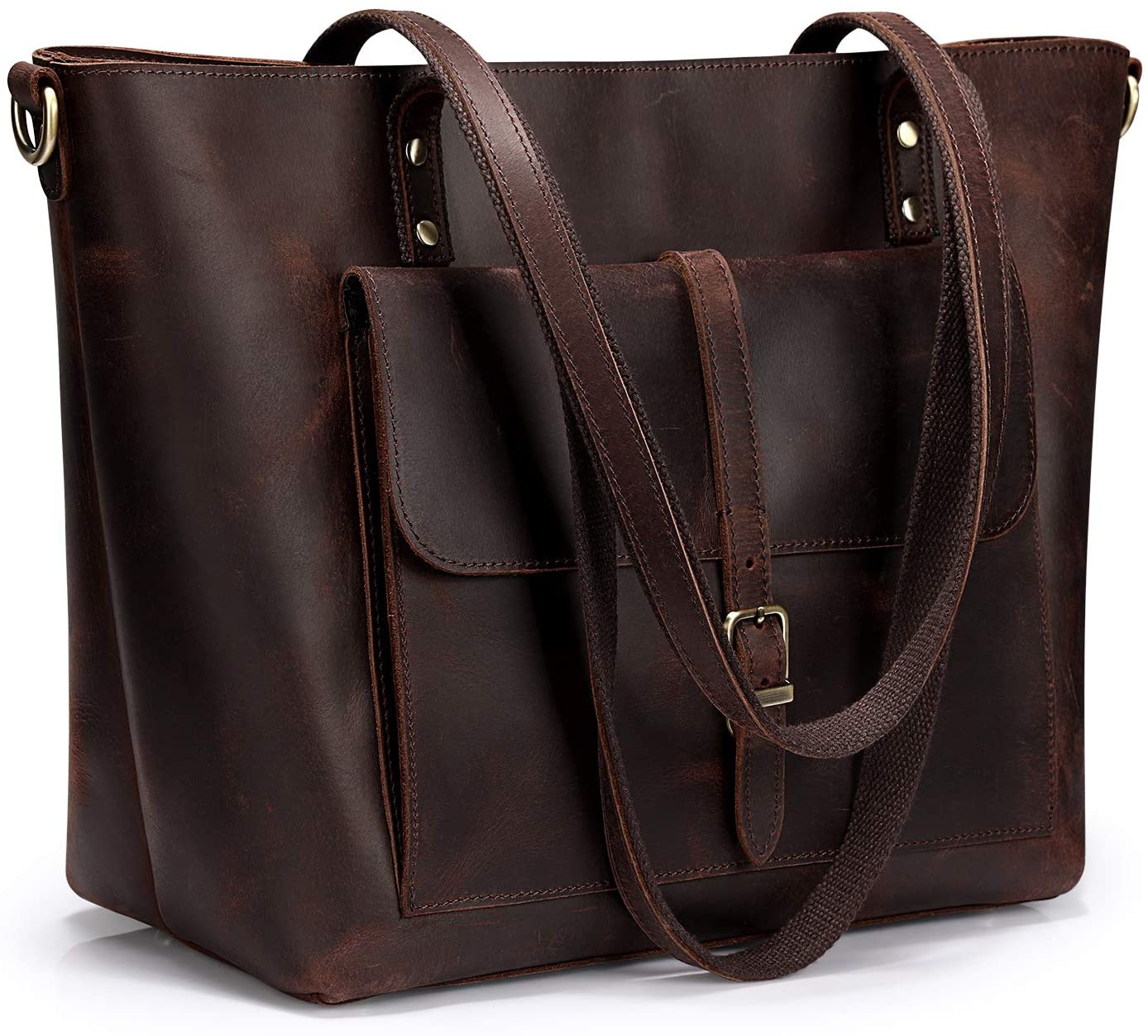 Women Handmade Leather Totes Azxcg