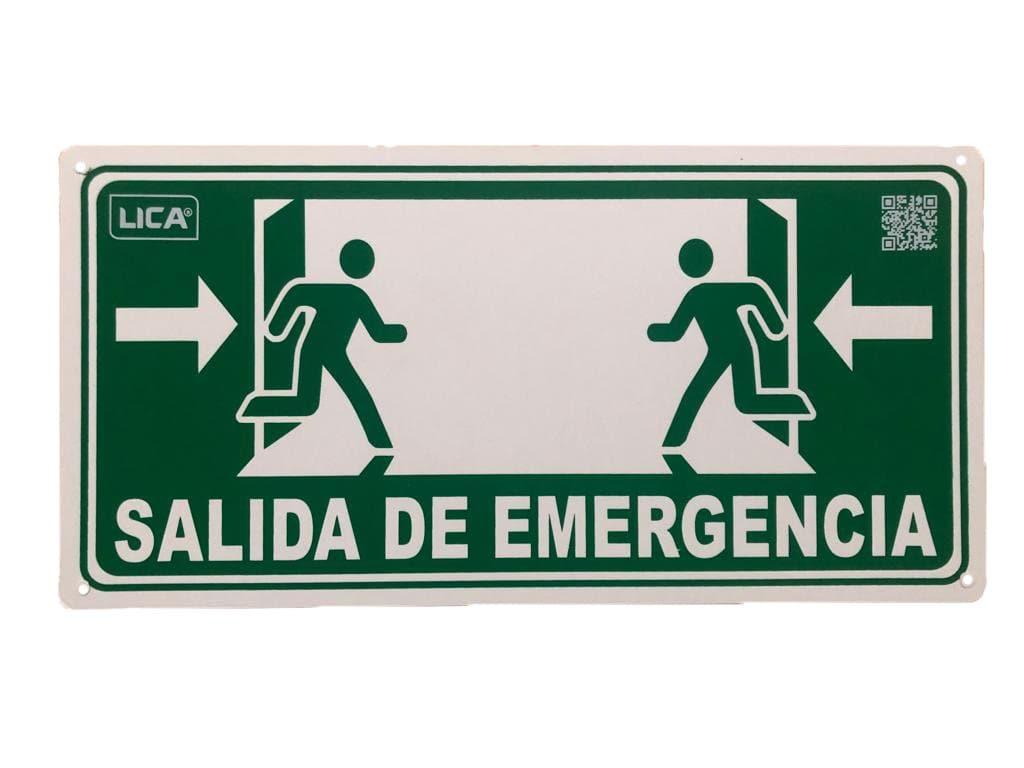 Cartel Salida De Emergencia Señalamiento De Seguridad Safety Depot Mx