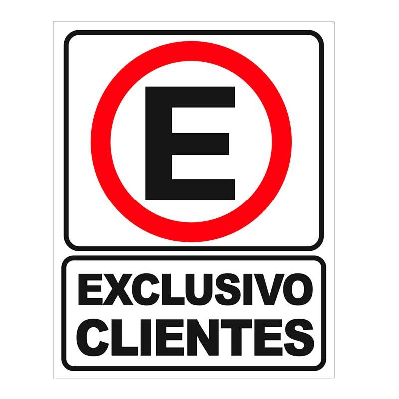 Cartel Exclusivo Clientes Señalamiento De Seguridad Safety Depot Mx