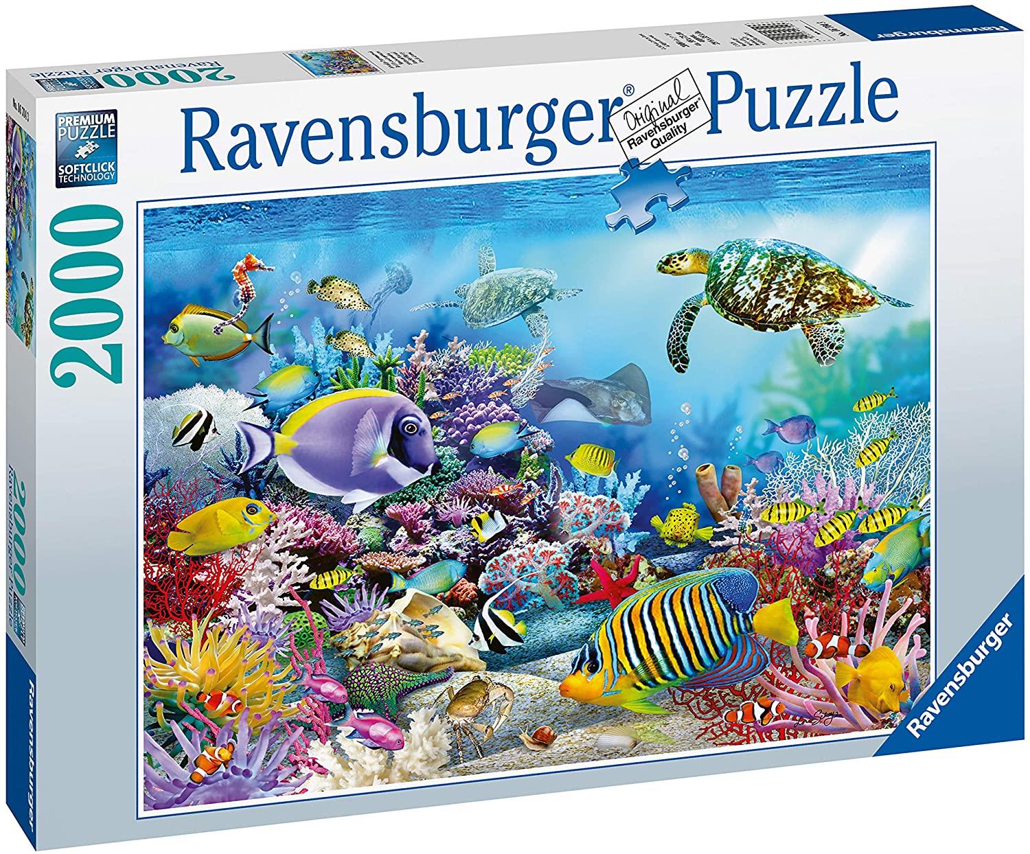 Ravensburger Coral Reef Mystery Jigsaw Puzzle 2000 Pieces Pdk