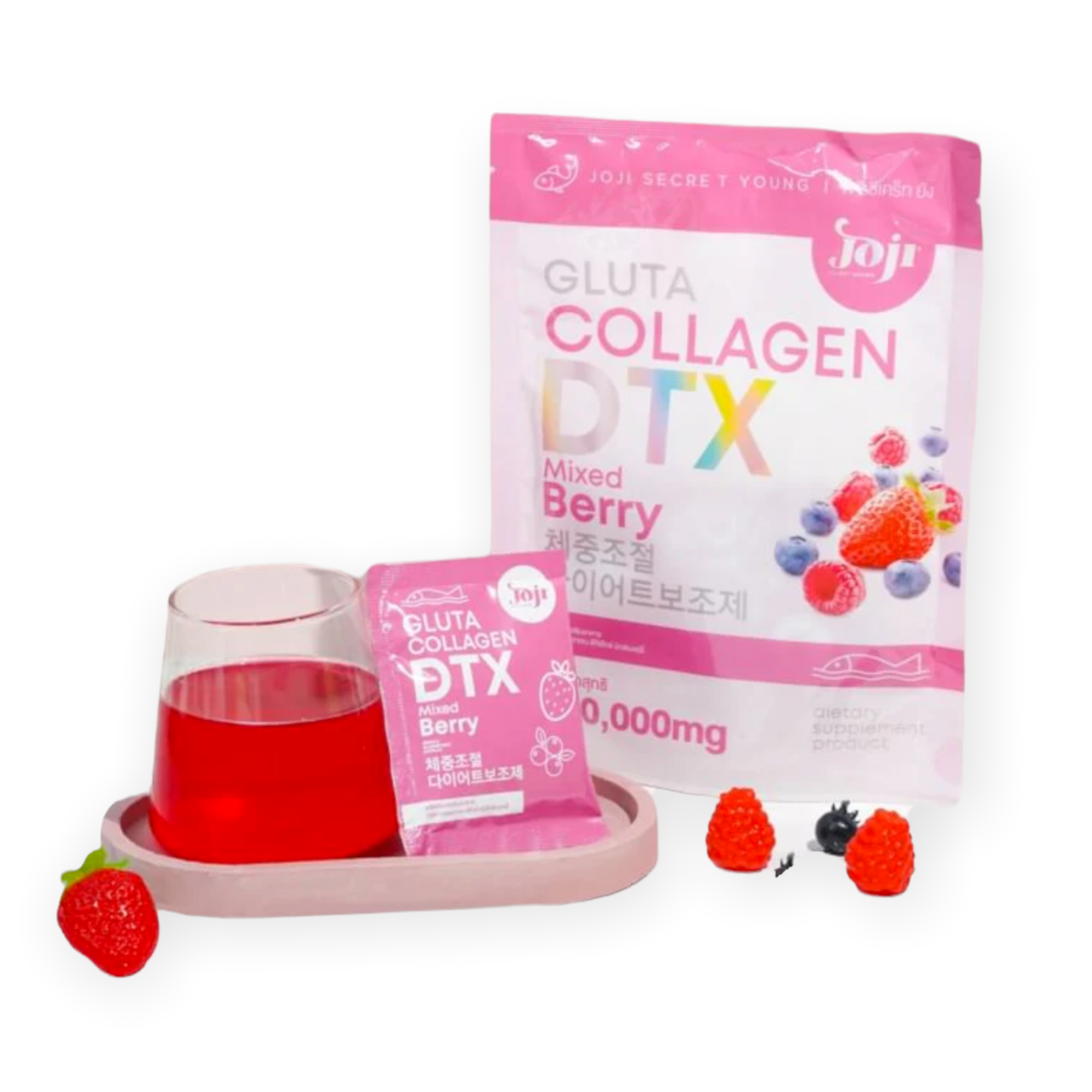 Gluta Collagen Dtx Mixed Berry Slimming Drink 200000 Mg Collagen