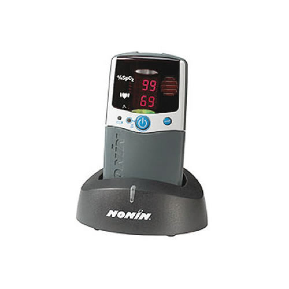 Nonin Palmsat 2500 Pulse Oximeter Includes Adult Soft Spo2 Sensor A