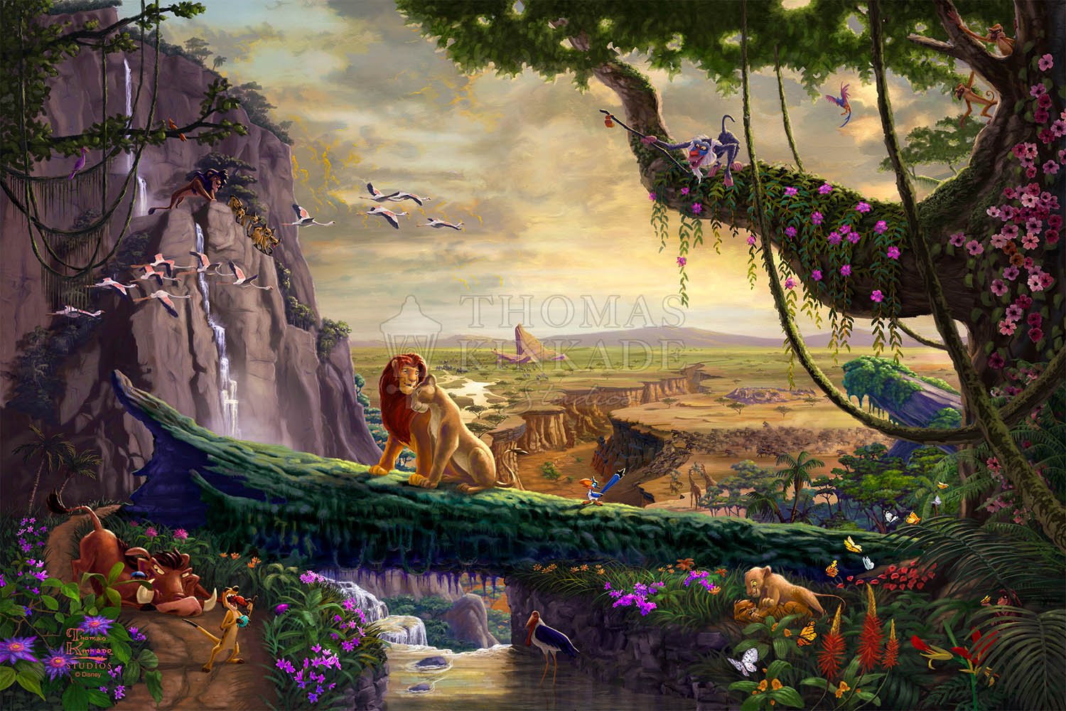 The Lion King Return To Pride Rock Limited Edition Canvas By Thomas