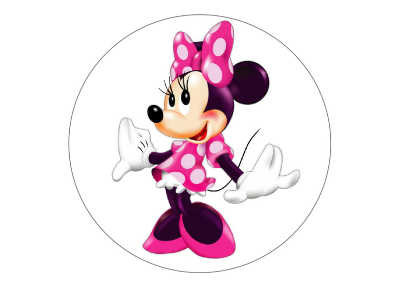 Minnie Mouse Cake Topper Template