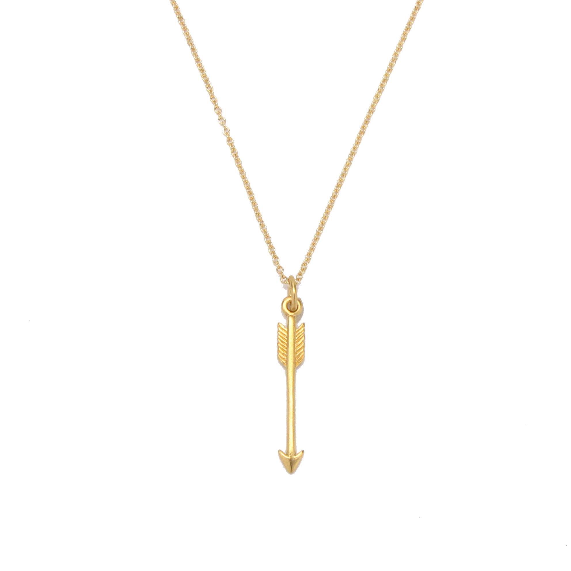 Gold Arrow Necklace Tangerine Jewelry Shop