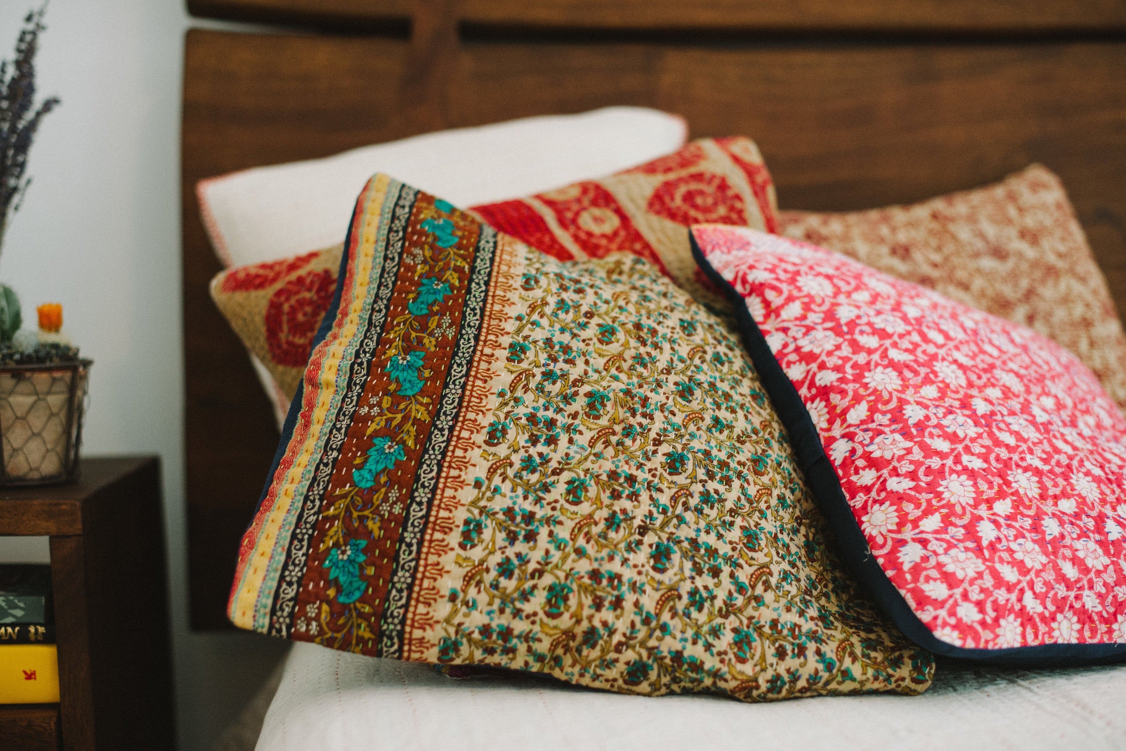 Kantha Pillow Covers Dignify