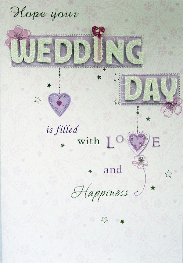 Buy Wedding Day Handmade Card For £249 Uneak Boutique