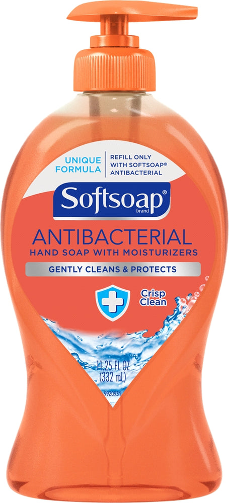 Softsoap Antibacterial Liquid Hand Soap Crisp Clean 332 Ml 1125 Oz