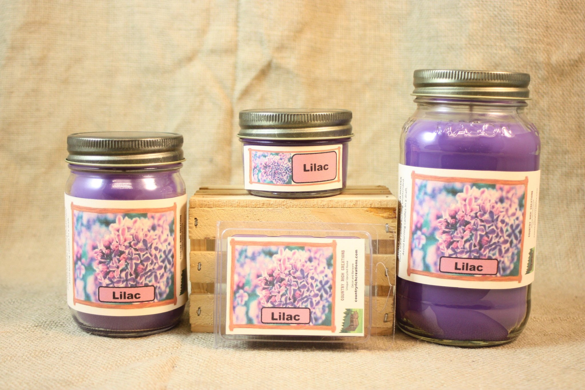 Lilac Candle Scented Candles And Wax Melts Highly Scented Floral Can