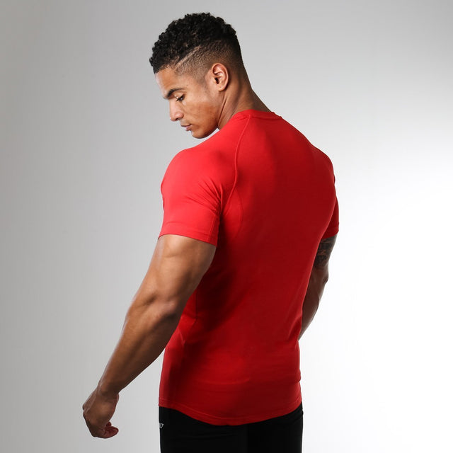 Gymshark Form Fitted T Shirt Red Gymshark