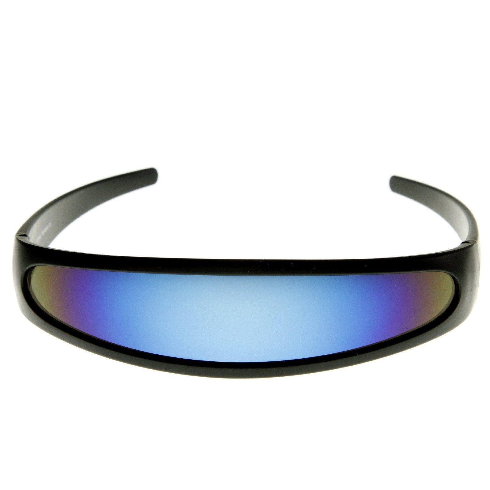 Retro Futuristic 1980s Wrap Around Space Sunglasses Zerouv