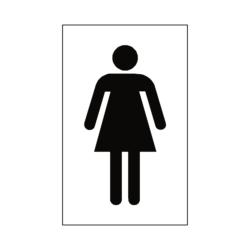 Female Toilet Sticker Safety Uk