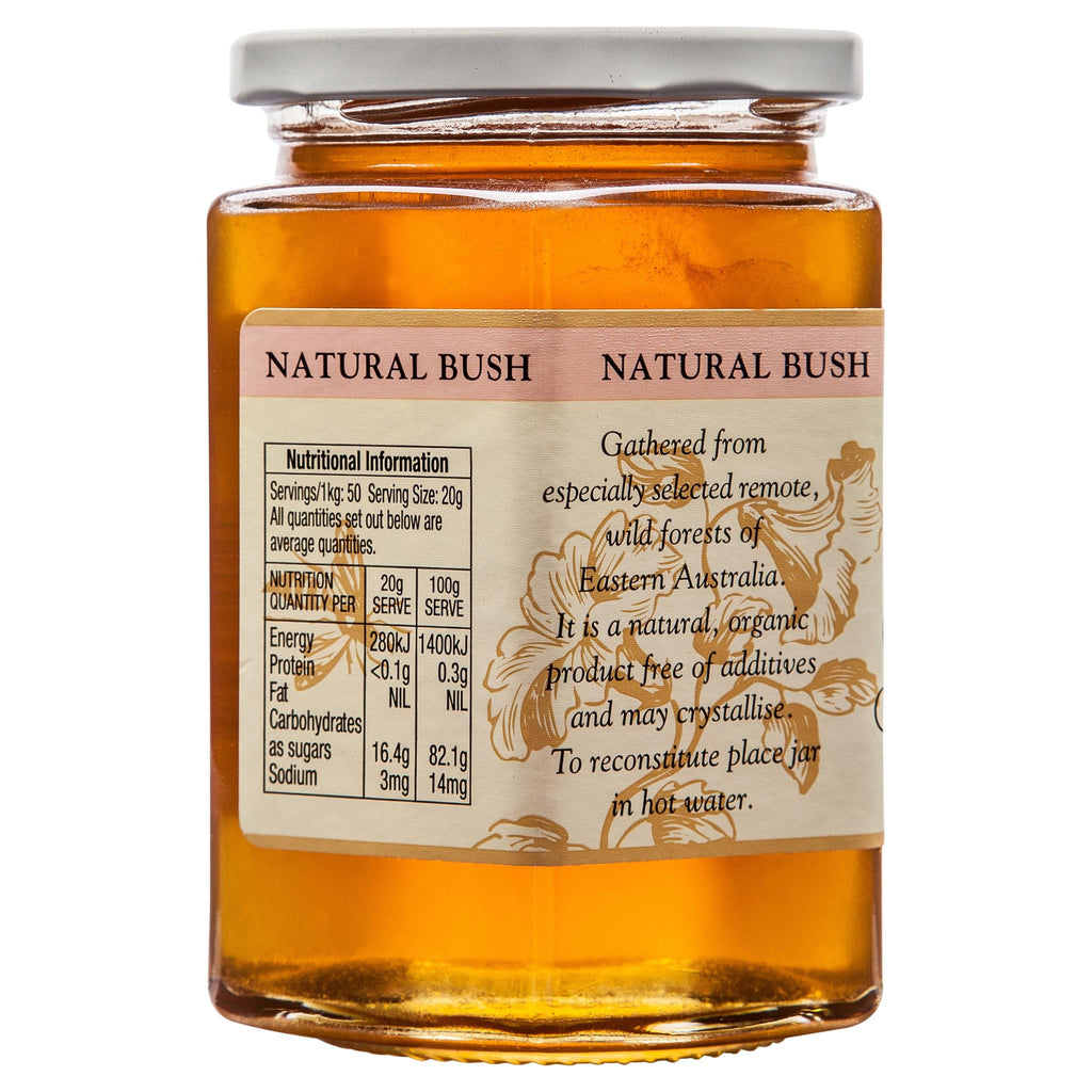 Glenugie Peak Organics Natural Bush Honey 400g Harris Farm Markets