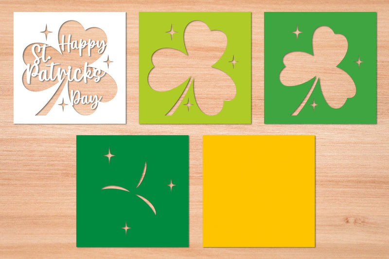 St Patricks Day 3d Layered Paper Cut Svg 2 So Fontsy