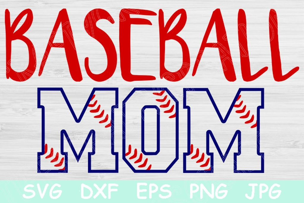 Baseball Mom Svg Baseball Svg Sports Mama Saying With Stripes For