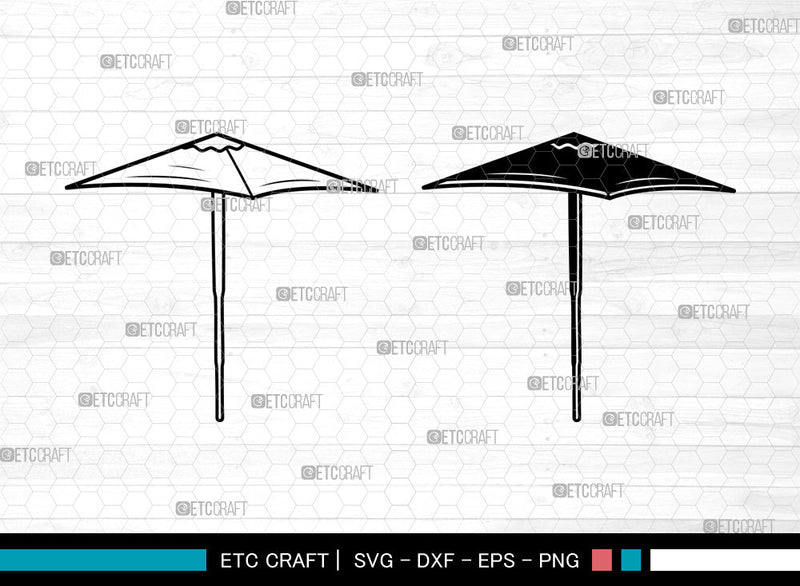 Beach Umbrella Svg Umbrella Svg Beach Svg Summer Svg Beach Umbrella