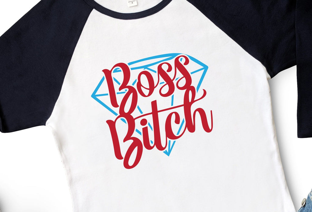 Boss Bitch Diamond Adult Svg Design So Fontsy