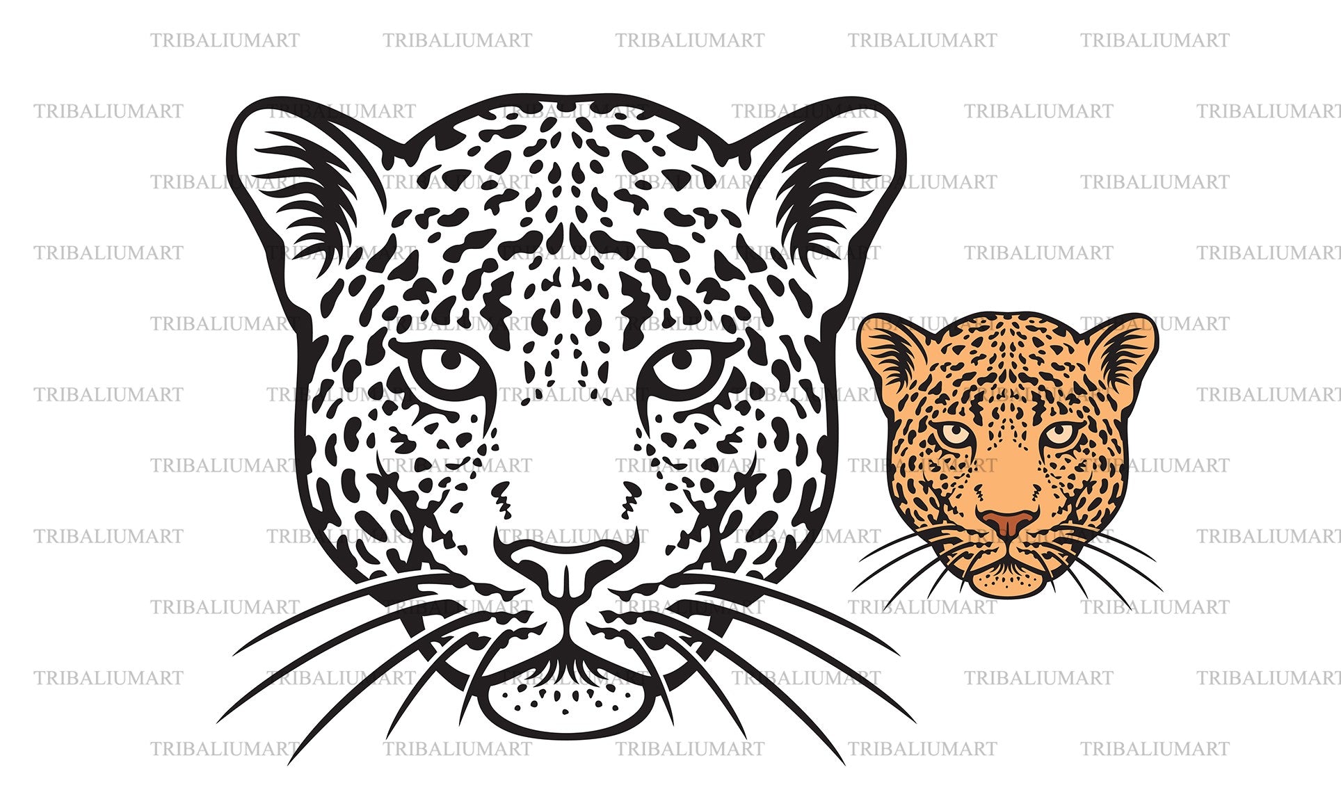 Leopard Svg Leopard For Cricut Cut Files For Silhouette Animal Svg