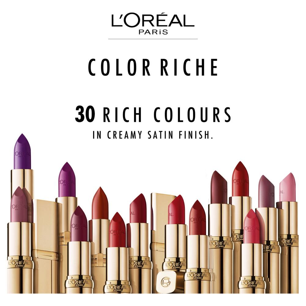 Loreal Paris Colour Riche Satin Lipstick — Brands