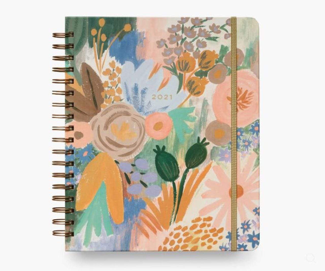 Rifle Paper Co 2021 Luisa Hardcover Spiral Planner Large Local Fixture