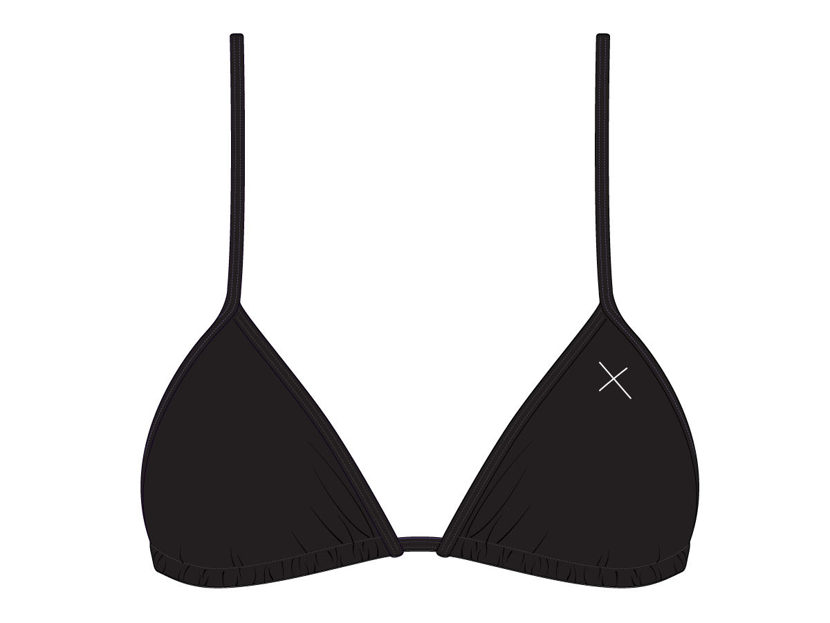 Manhattan Black Bikini Top Ii Boutine La