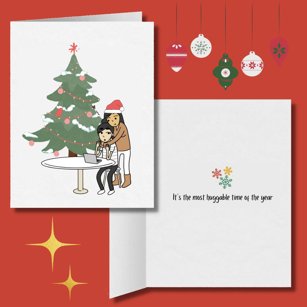 Most Huggable Time Of Year Christmas Card Best Lgbtq Holiday Ts