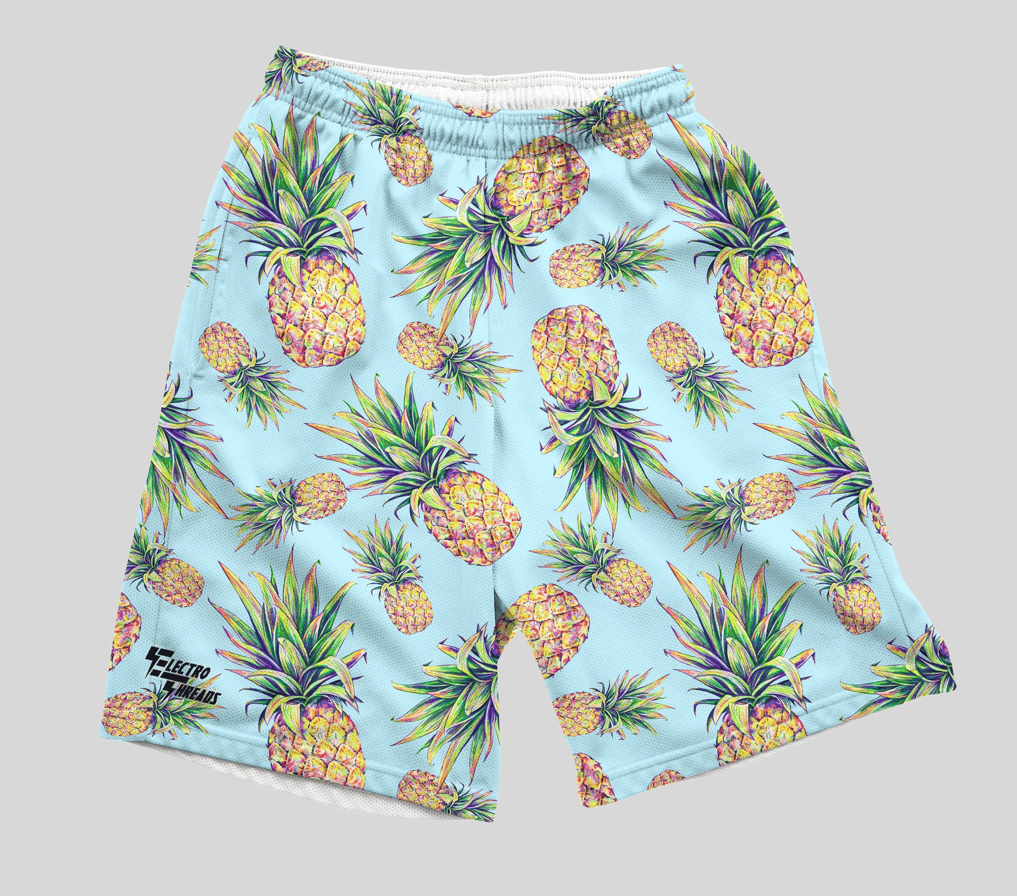 Pastel Pineapple Shorts Electro Threads