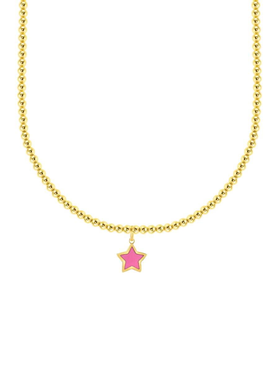 Sophie Star Beaded Choker Necklace Lemel