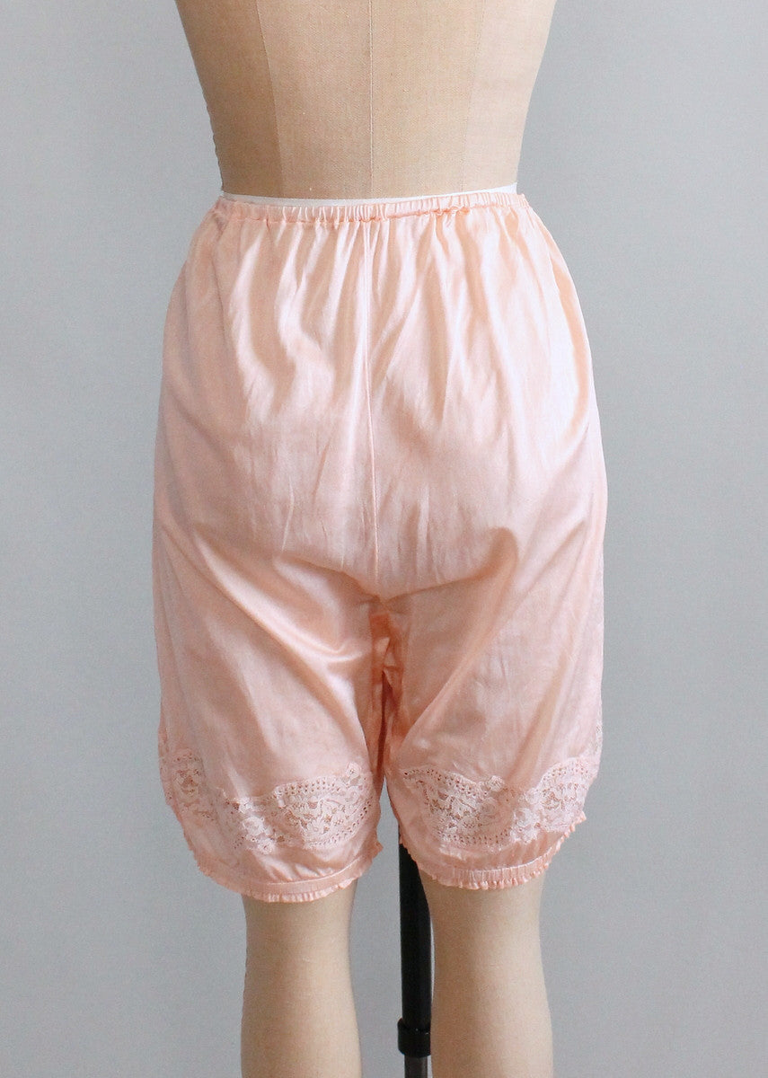 Vintage 1930s Peach Rayon Jersey Bloomers Raleigh Vintage