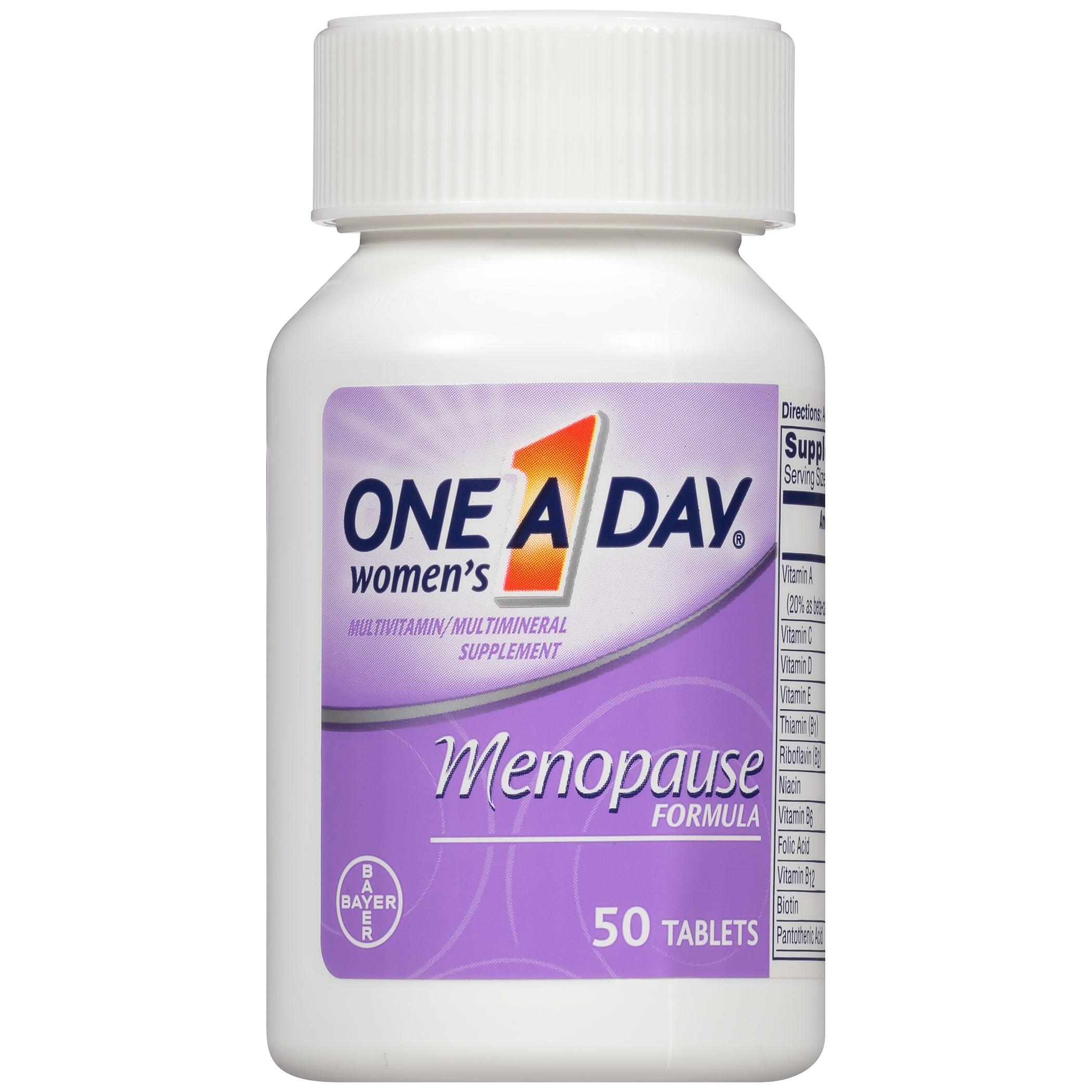 One A Day Womens Menopause Formula Multivitamin Supplement 50 Count