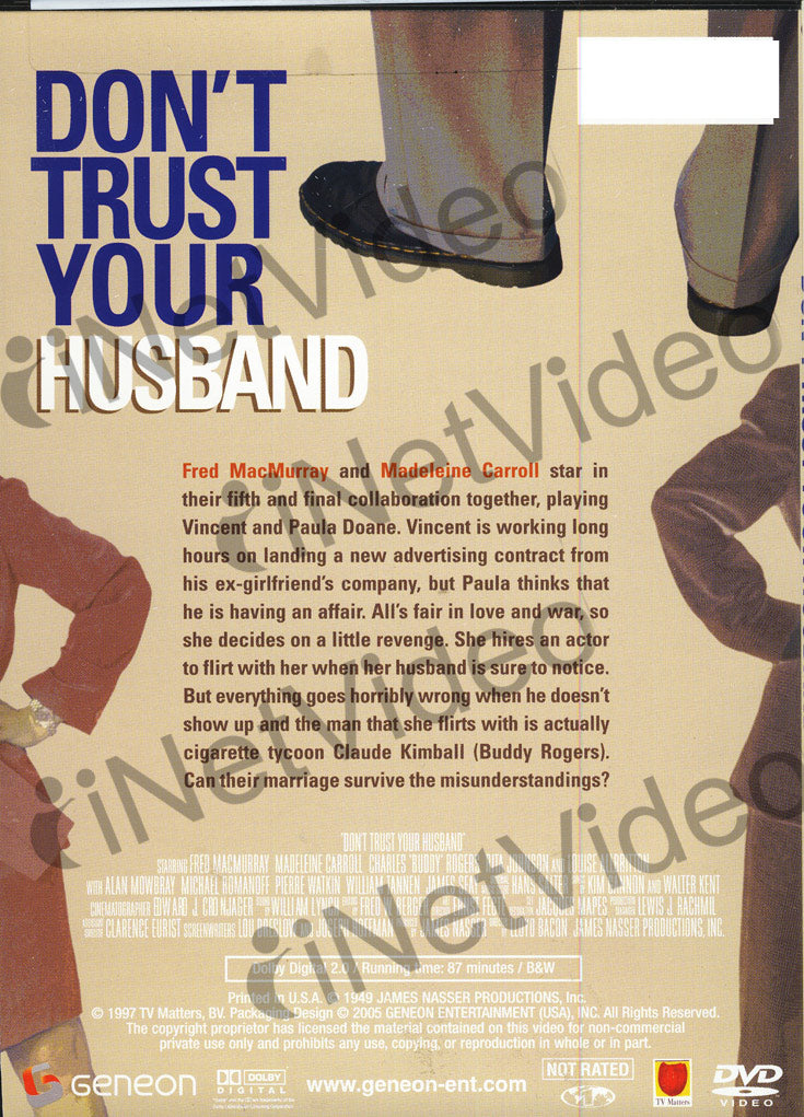 Dont Trust Your Husband On Dvd Movie