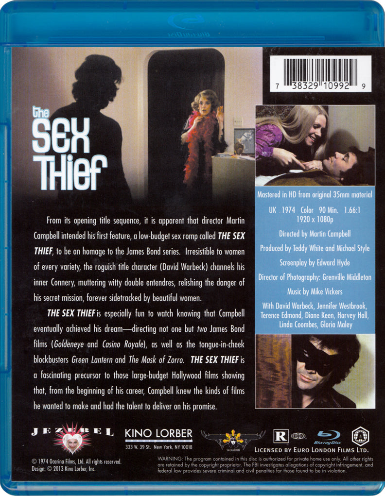 The Sex Thief Blu Ray On Blu Ray Movie