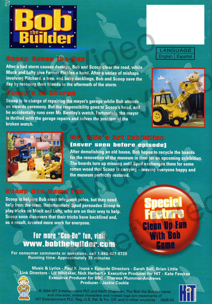 Bob The Builder Scoops Favorite Adventures On Dvd Movie