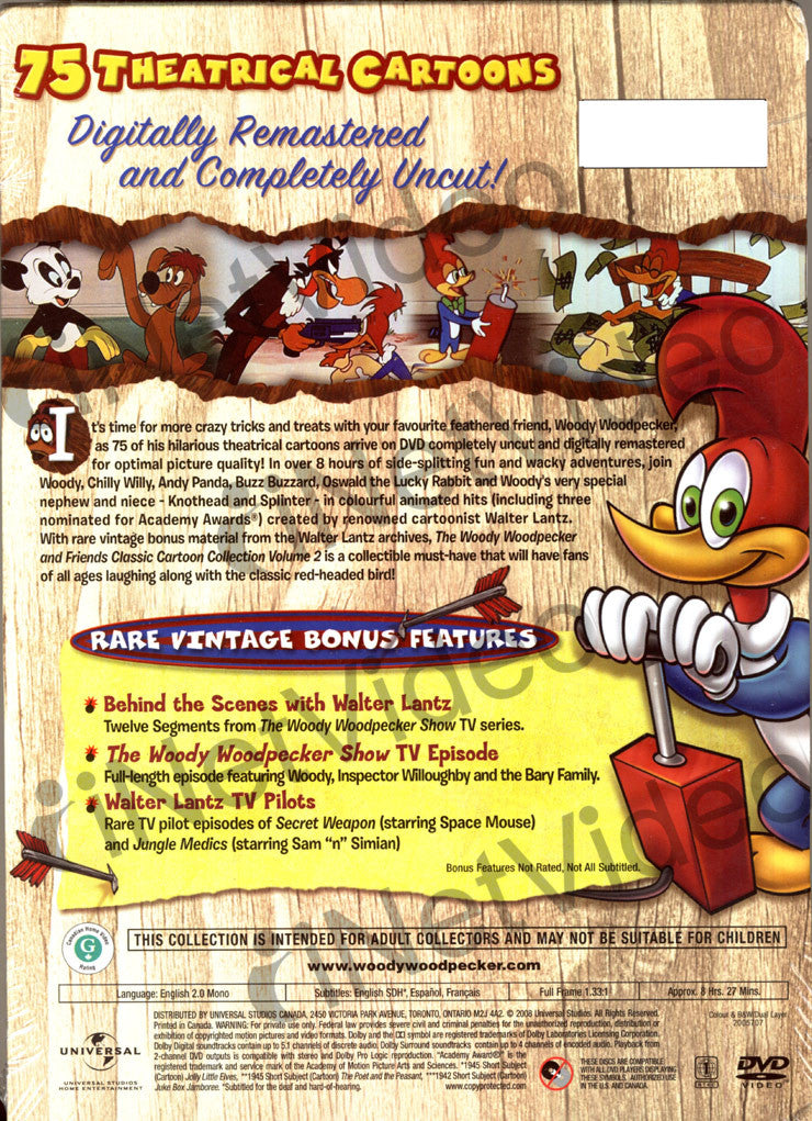 The Woody Woodpecker And Friends Classic Cartoon Collection Volume 2