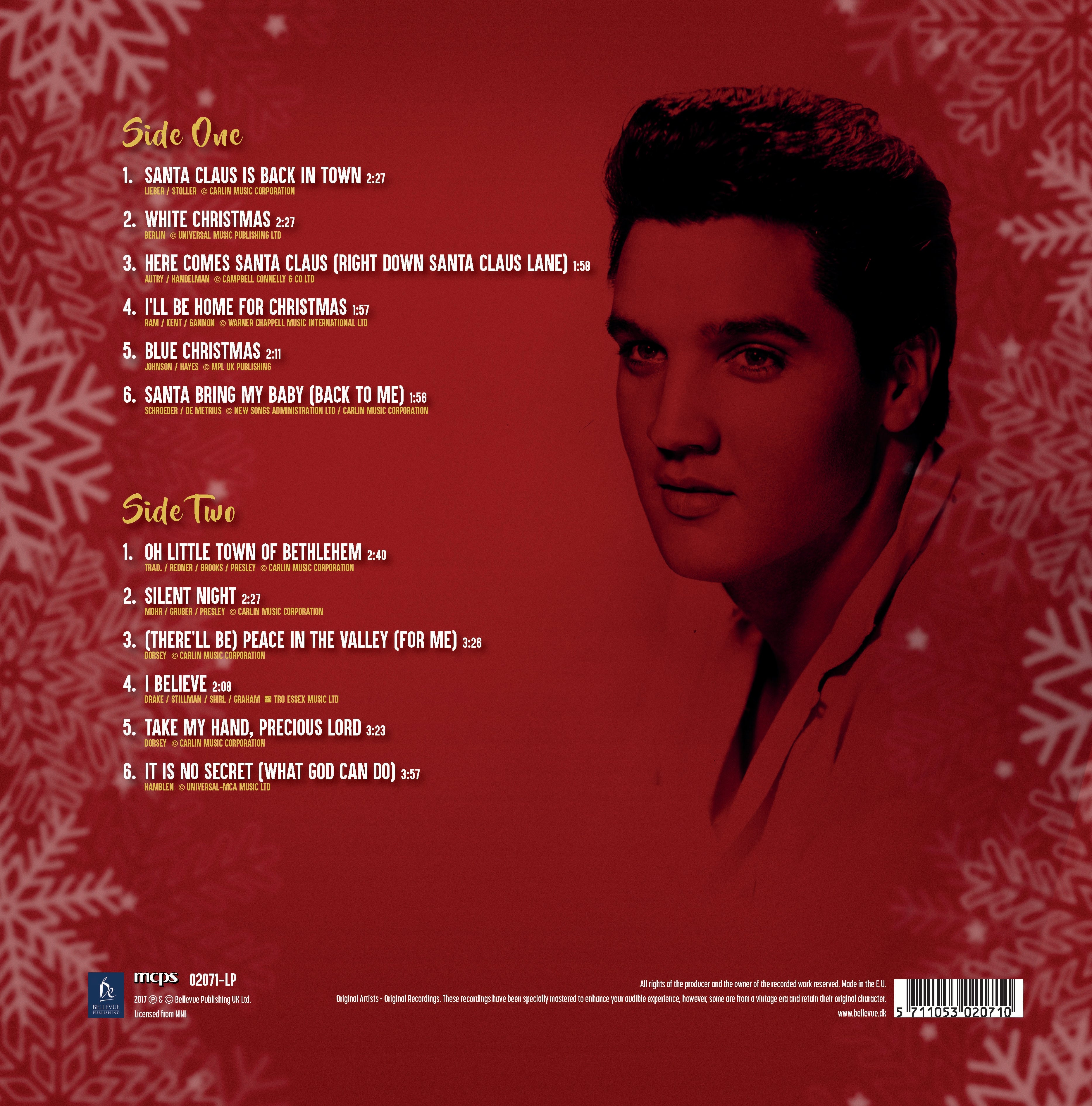 Elvis Presley ‎ Elvis Christmas Album Lp Vinyl Records Dubai