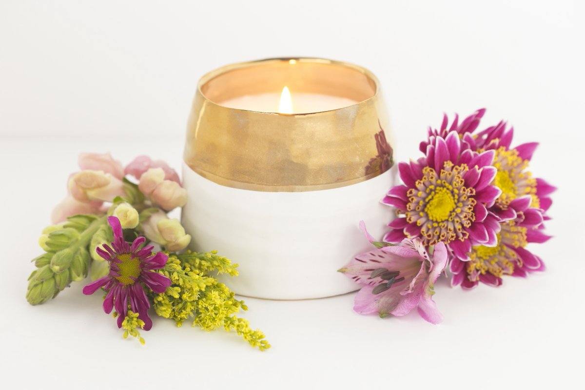 Floral Scented Candles Flower Scented Candles Prosperity Candle