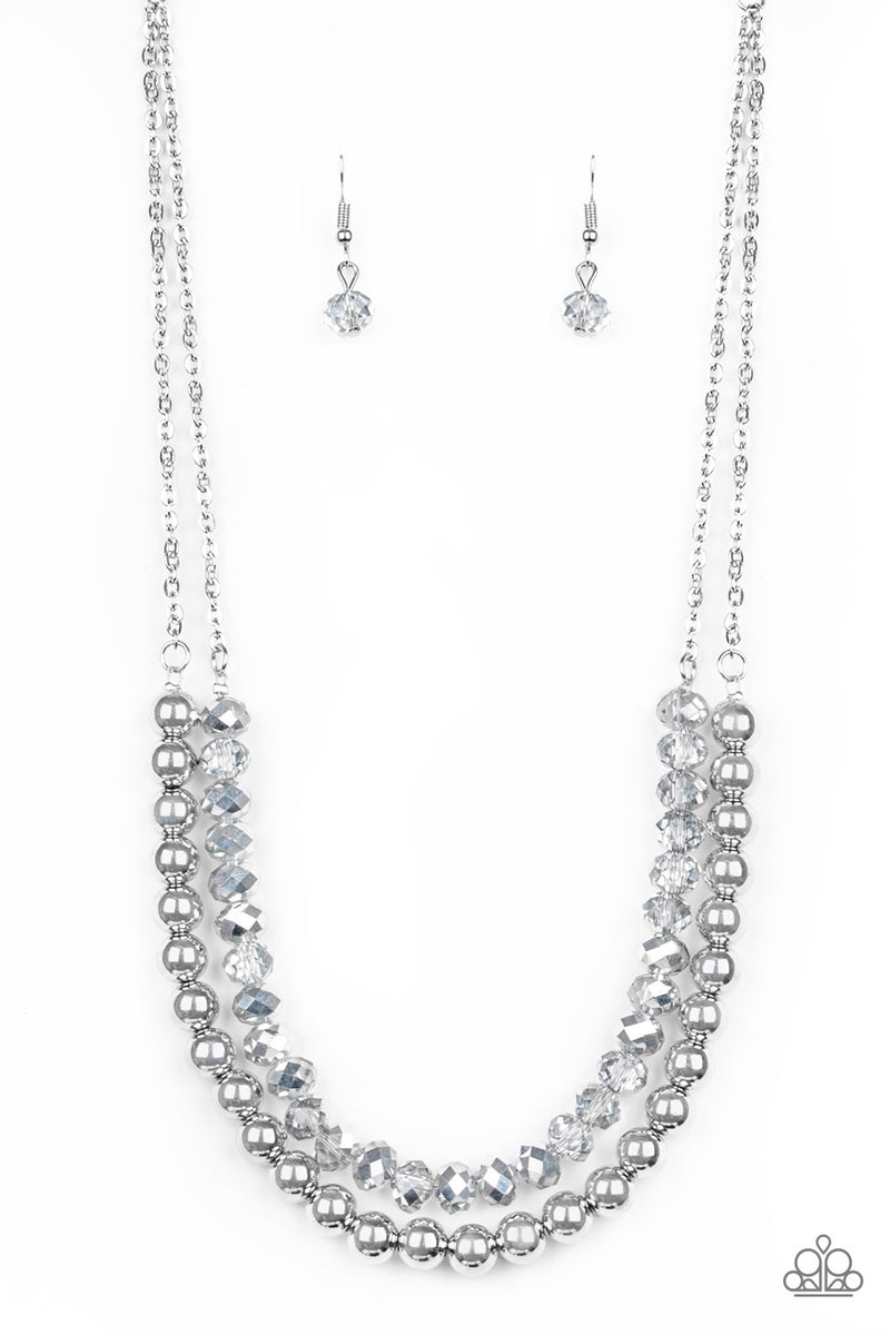 Paparazzi Accessories Color Of The Day Silver Necklace Bs Bling