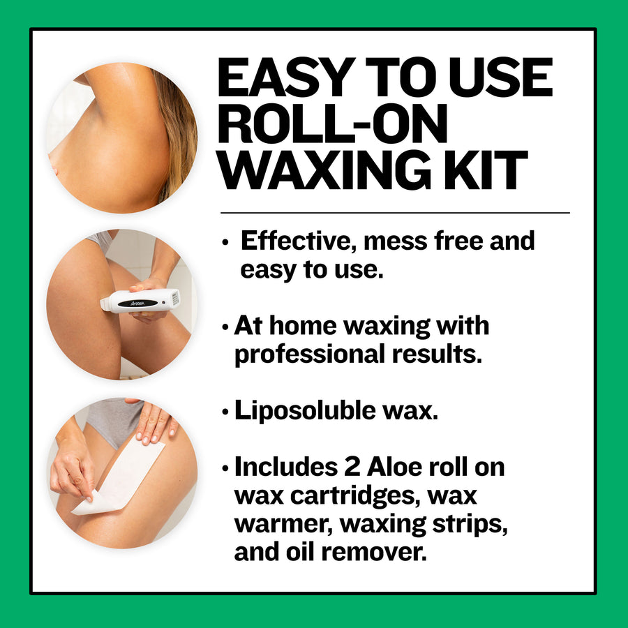 Waxup Aloe Roller Waxing Kit Thatswaxup